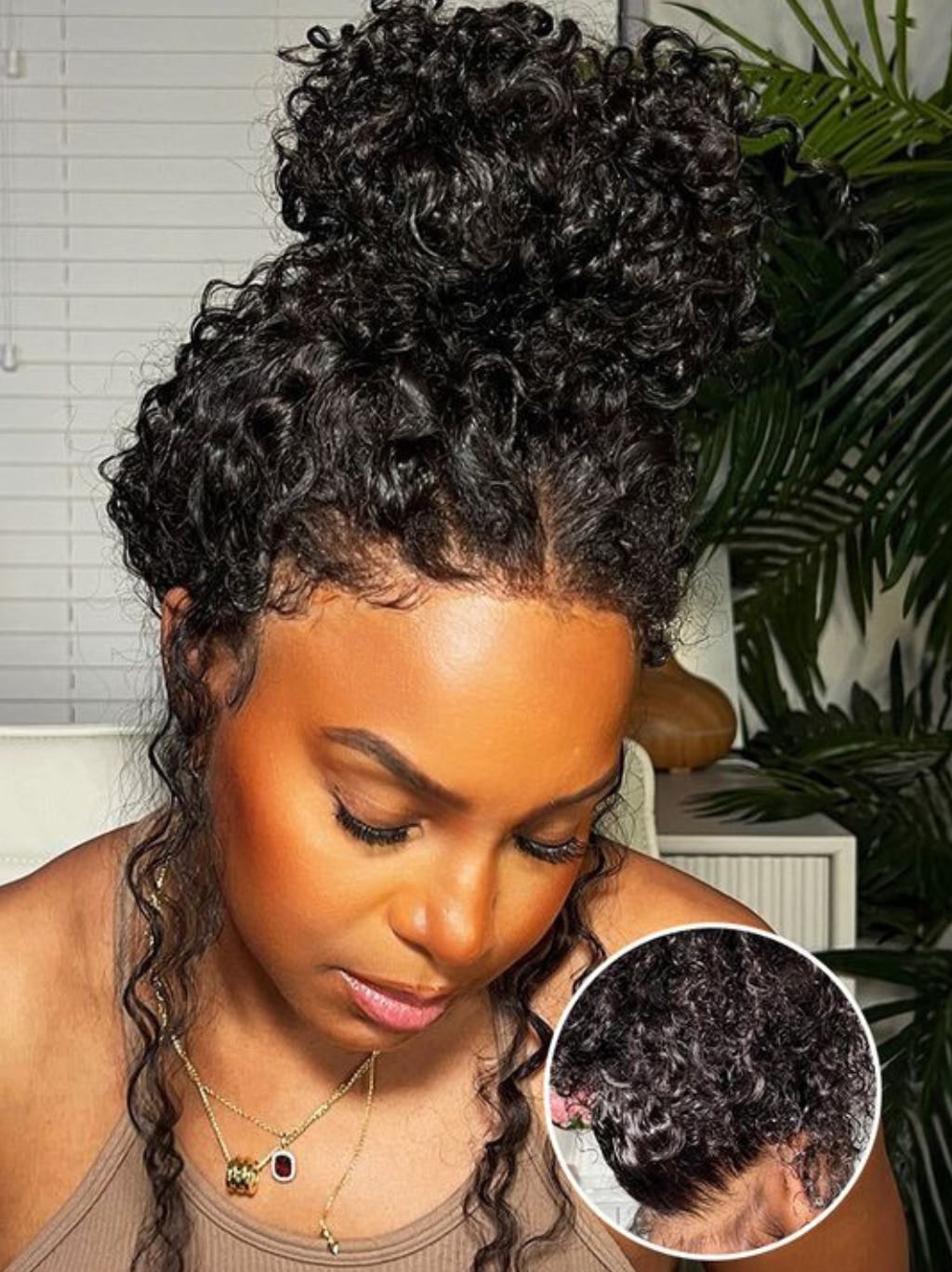360 Full Lace Front Ventilated Human Hair Wigs Part Anywhere Wave Wig ...