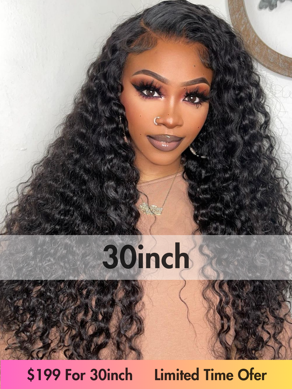 Dorsanee 30 Inch = $199 Water Wave 13x4 Lace Frontal Human Hair Wig ...