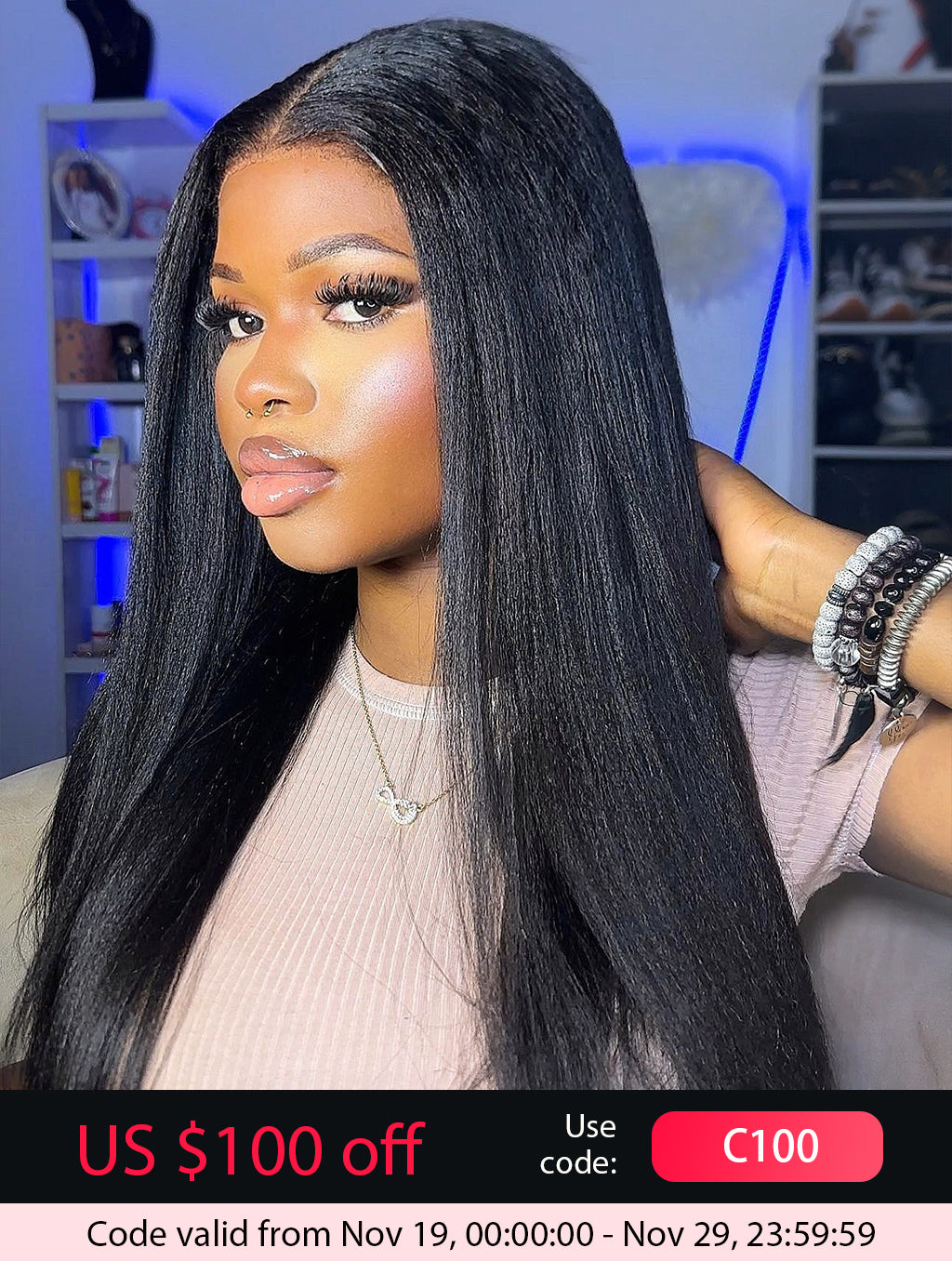 Dorsanee Silk Straight U Part Wig Virgin Remy Soft Human Hair Wig ...